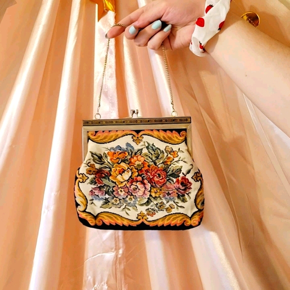 Bags | Retro Vintage Victorian Regency Cottagecore Bridgerton Handbag ...